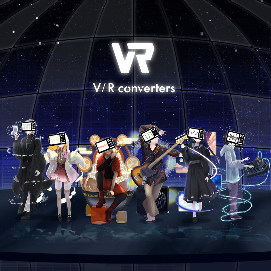 クリエイティブの集合体！V/R Convertersが、配信第4弾シングル「未来と⼰」をリリース。 | SPACE SHOWER FUGA